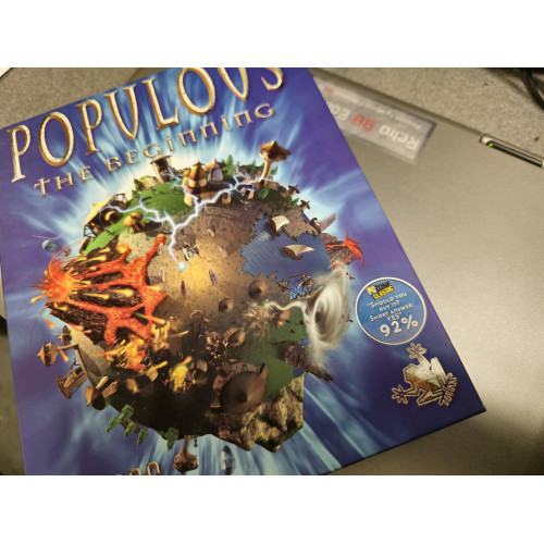 Dell D Series Retro Gaming Windows 98 SE Laptop Populous Big Box ...