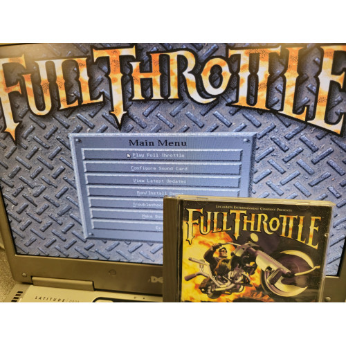 Dell D Series Retro Gaming Windows 98 SE Laptop Full Throttle Edition ...